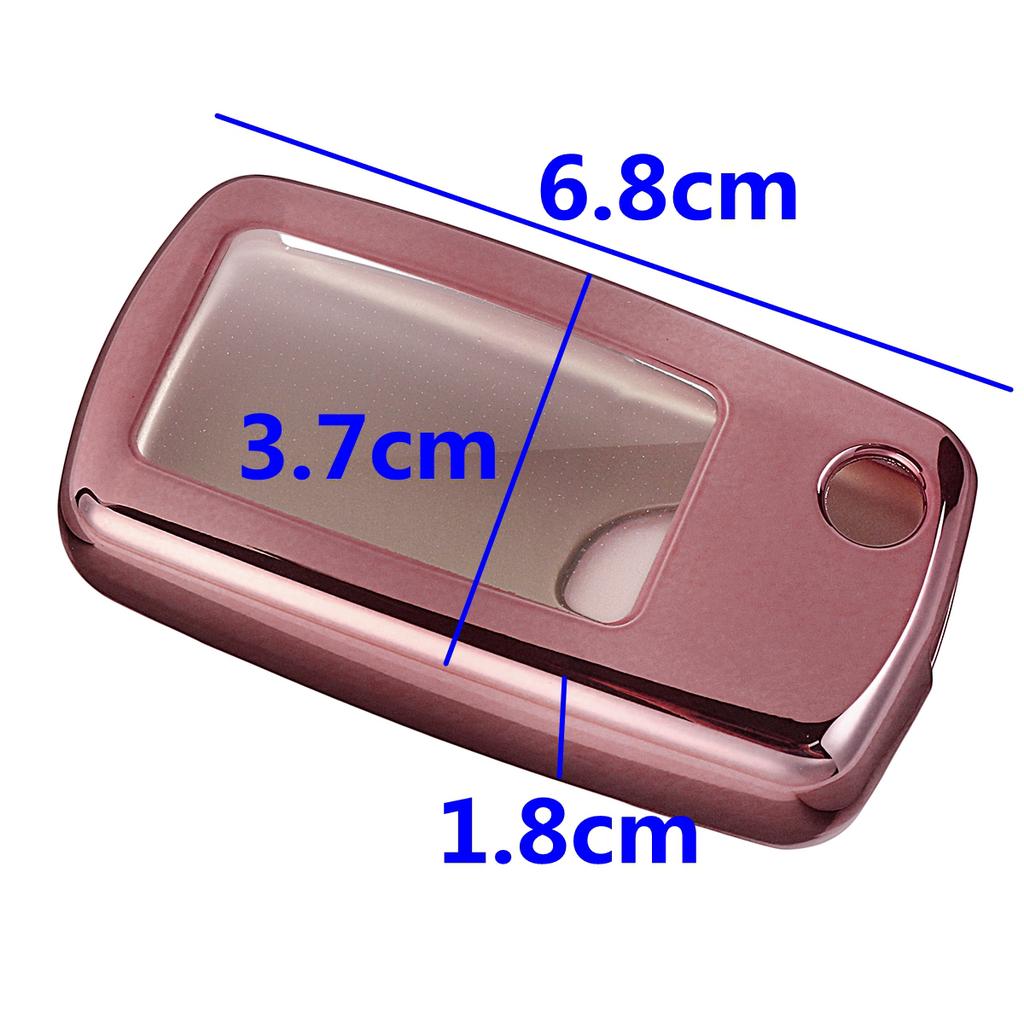 Buy Full-Protective TPU Remote Smart Key Cover Fob with Keypad Film For ...
