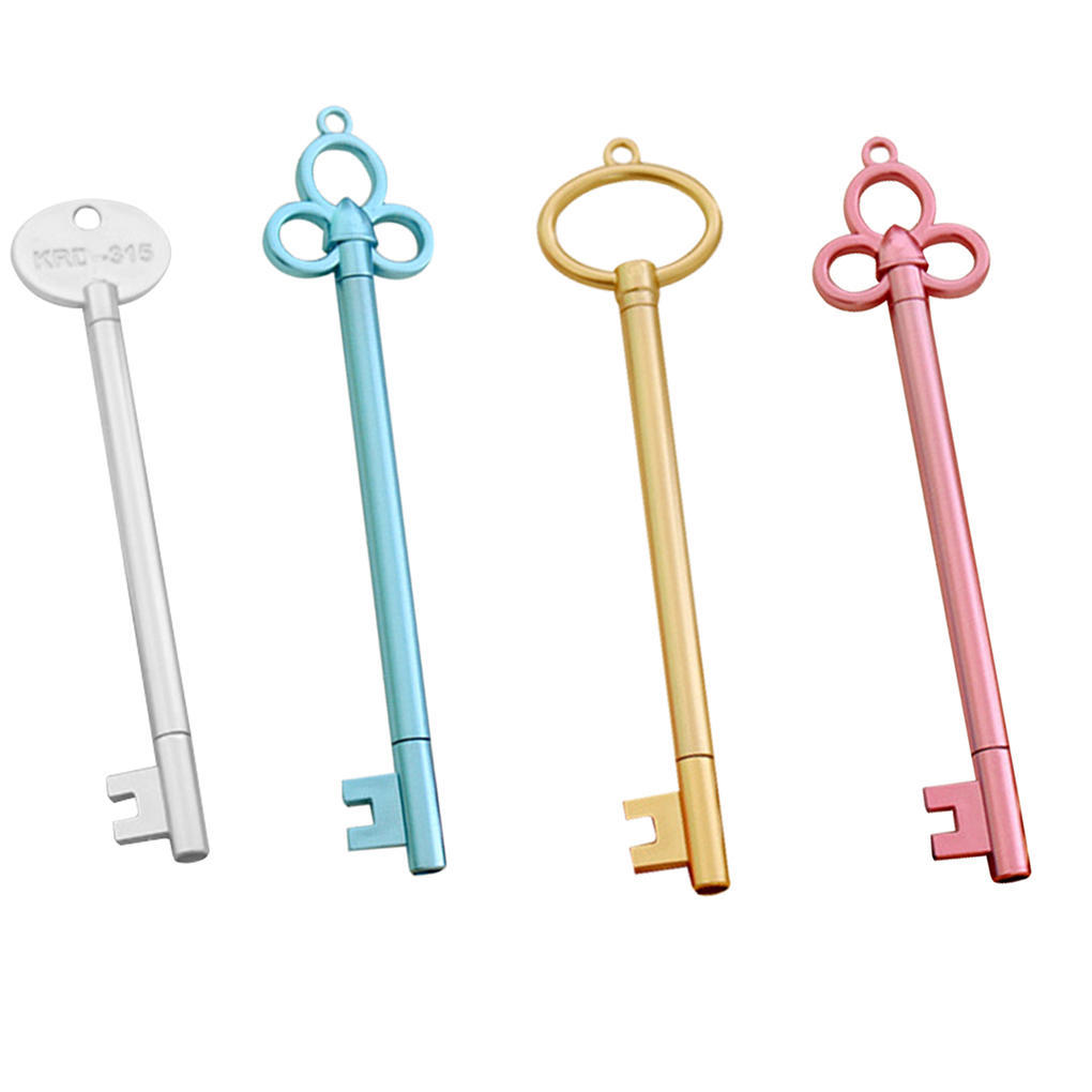 Cheap 0.38mm Key Shape Gel Pen Black Ink Plastic Pens Writting Pen ...