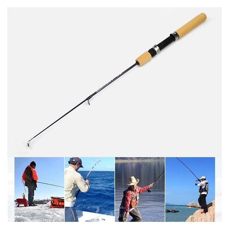 Fishing Rods 27cm Portable Ice Cane Shrimp Rod Lure with Fishing ...