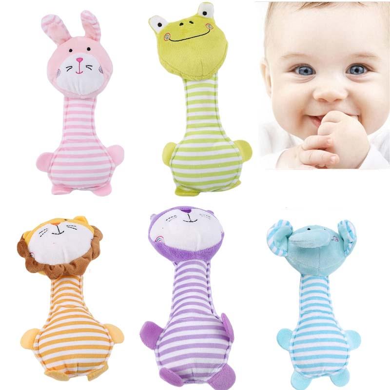Cartoon Baby Rattle Plush Toy Puzzle Educational Toy Baby Gift uygun ...