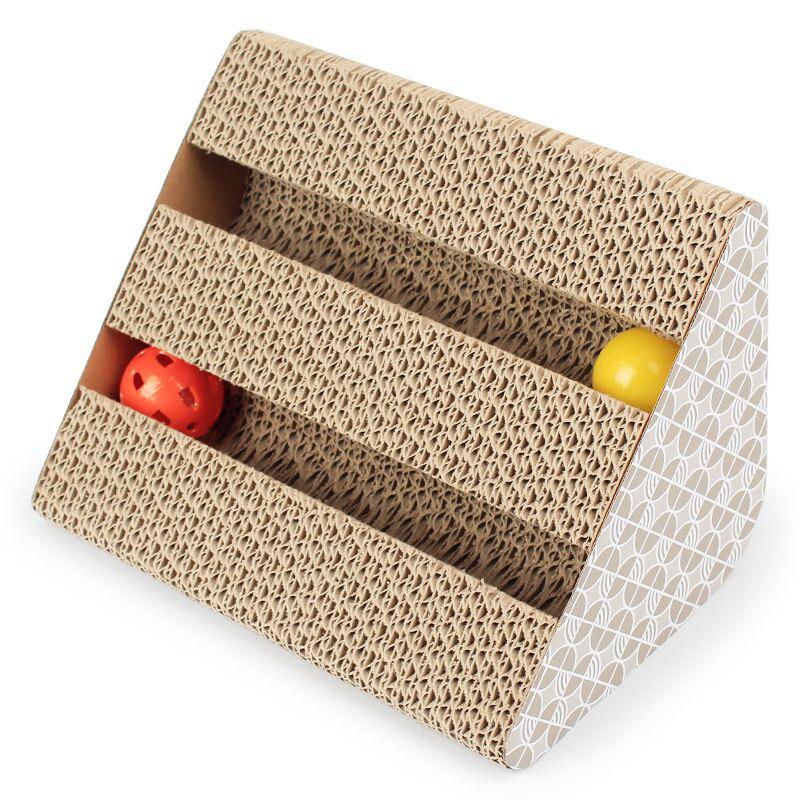 Buy Durable Scratch Pad Scratching Posts Corrugated Paper Scratcher ...