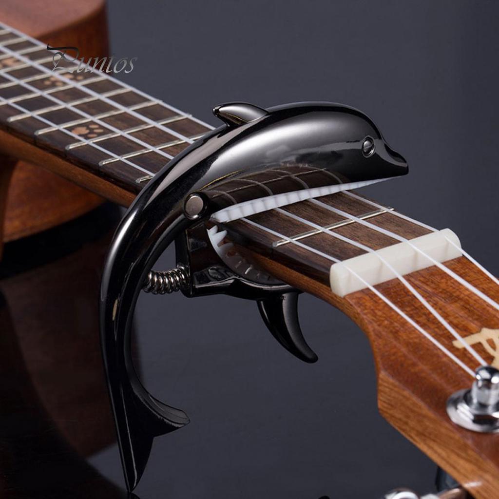 Buy Dolphin Acoustic Guitar Capo Clamp Metal Change Tone Clip Musical ...