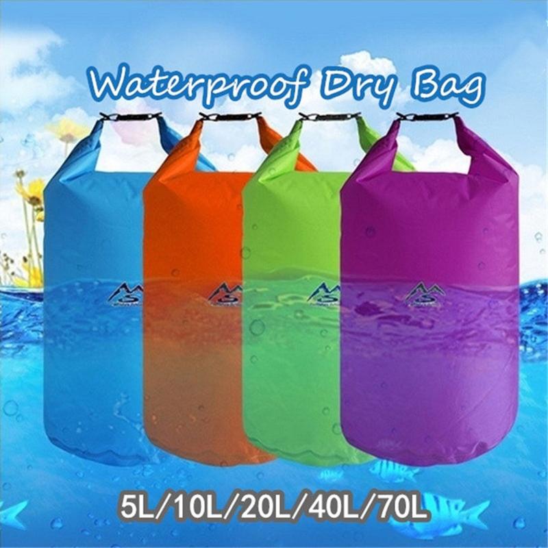 Buy 5L/70L/ 40L/ 20L/ 10L Outdoor Dry Waterproof Bag Dry Bag Sack ...