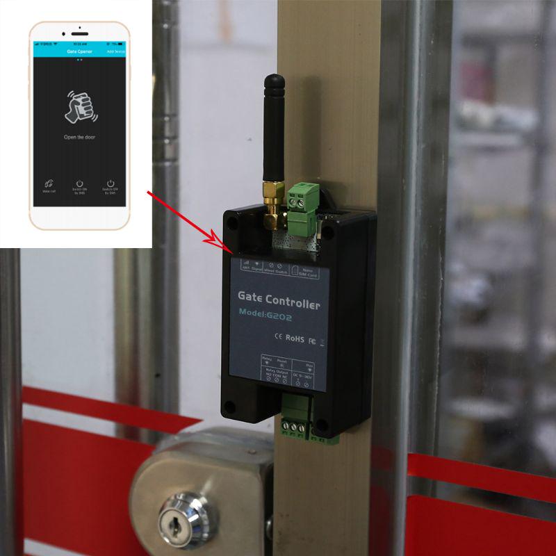 2G GSM Gate Opener Relay Switch Industrial Machine Switch Access ...