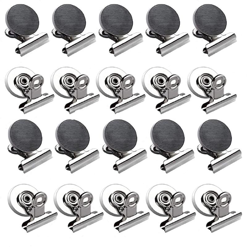 Cheap 20pcs 31mm Strong Magnetic Clips Stainless Steel Household ...