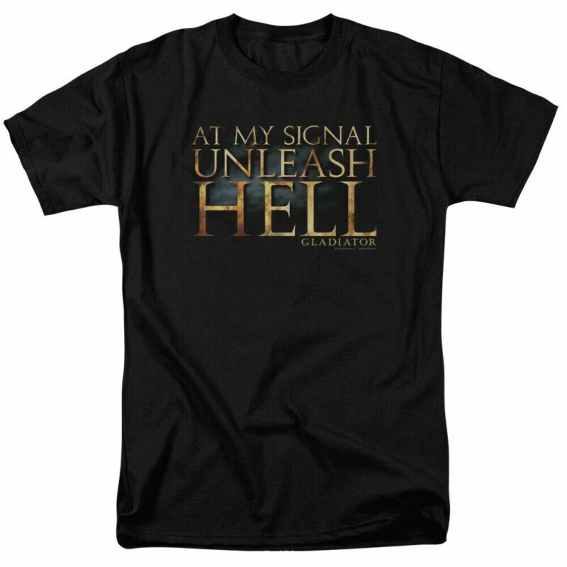 Gladiator Unleash Hell T-shirt Licensed Historical Movie kjøp billig ...