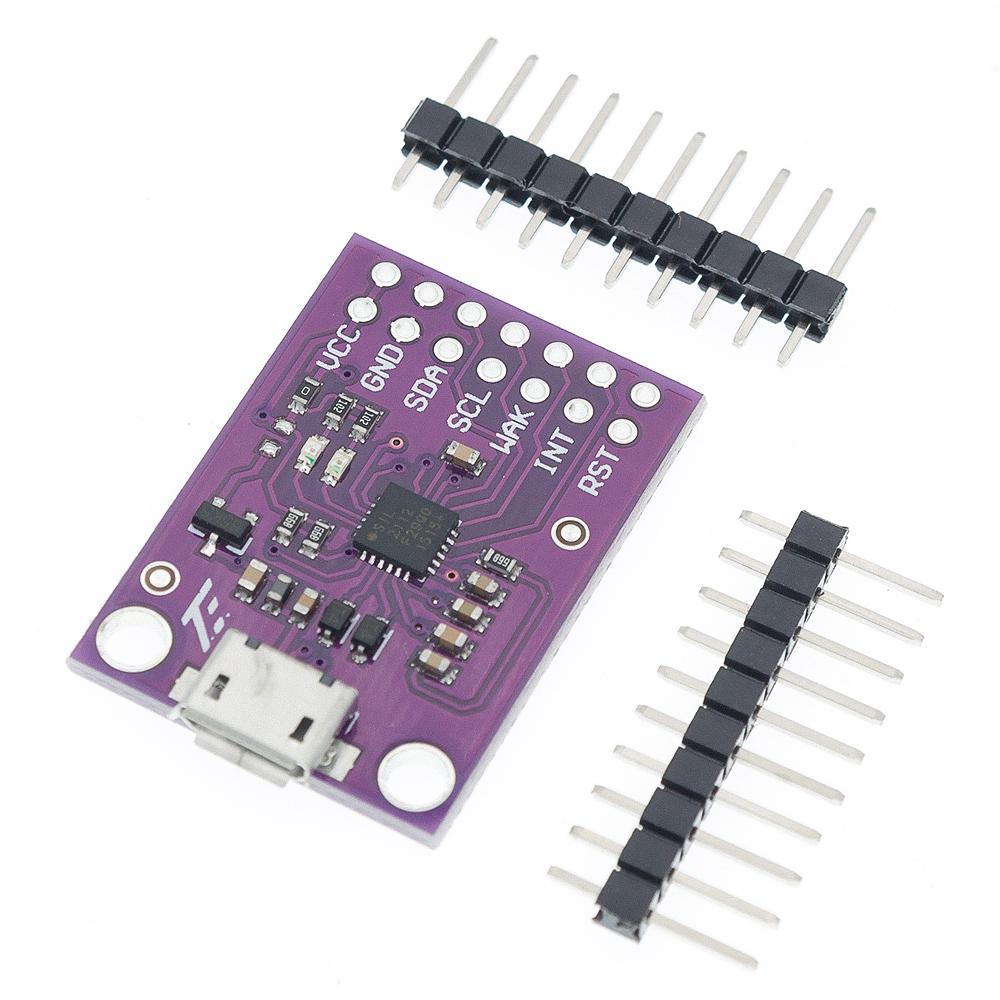 CP2112 Debug Board USB To SMBus I2C Communication Module 2.0 MicroUSB 2112 Evaluation Kit for ...