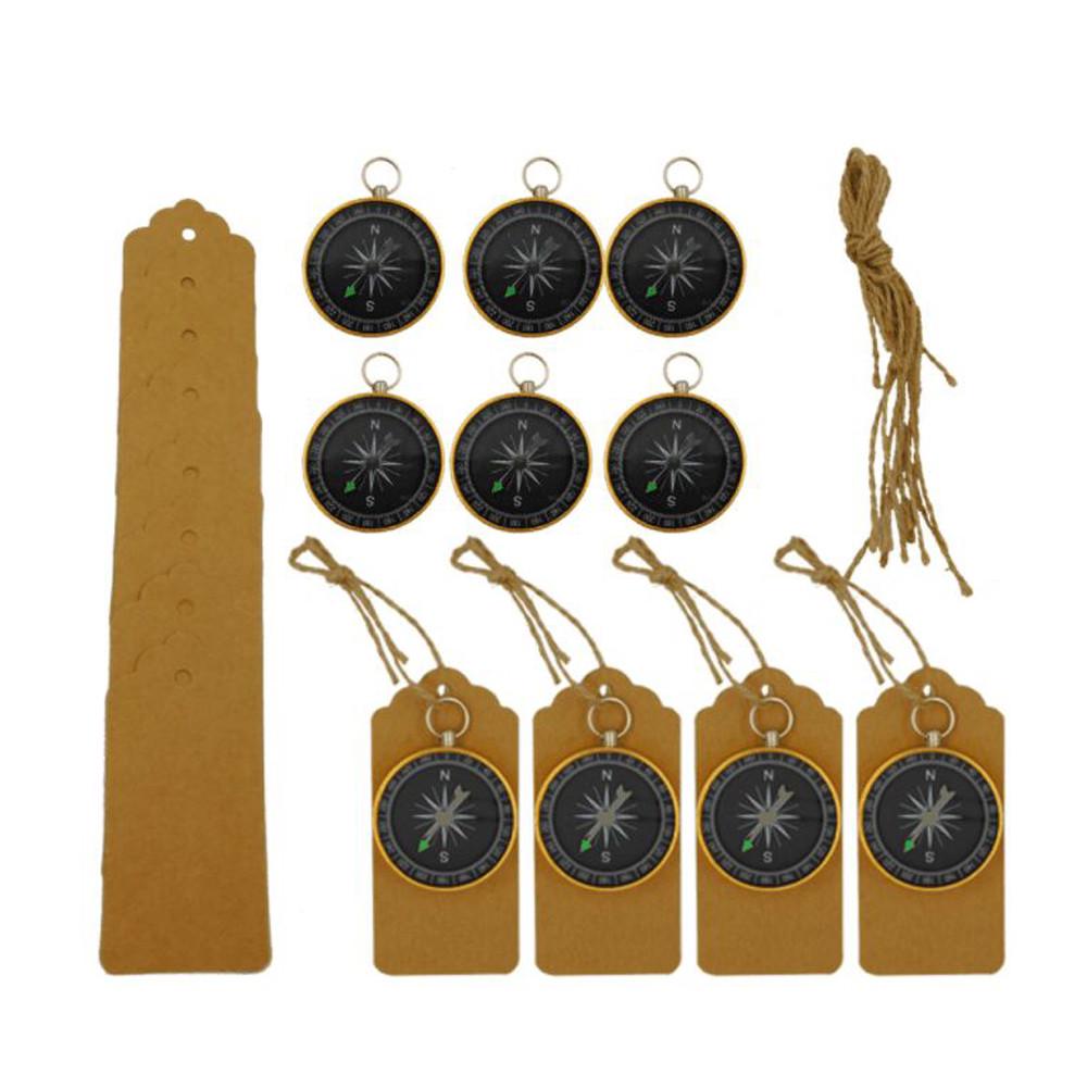 Wedding Party Compass Tag Card Gift Souvenirs For Guests Travel Themed ...