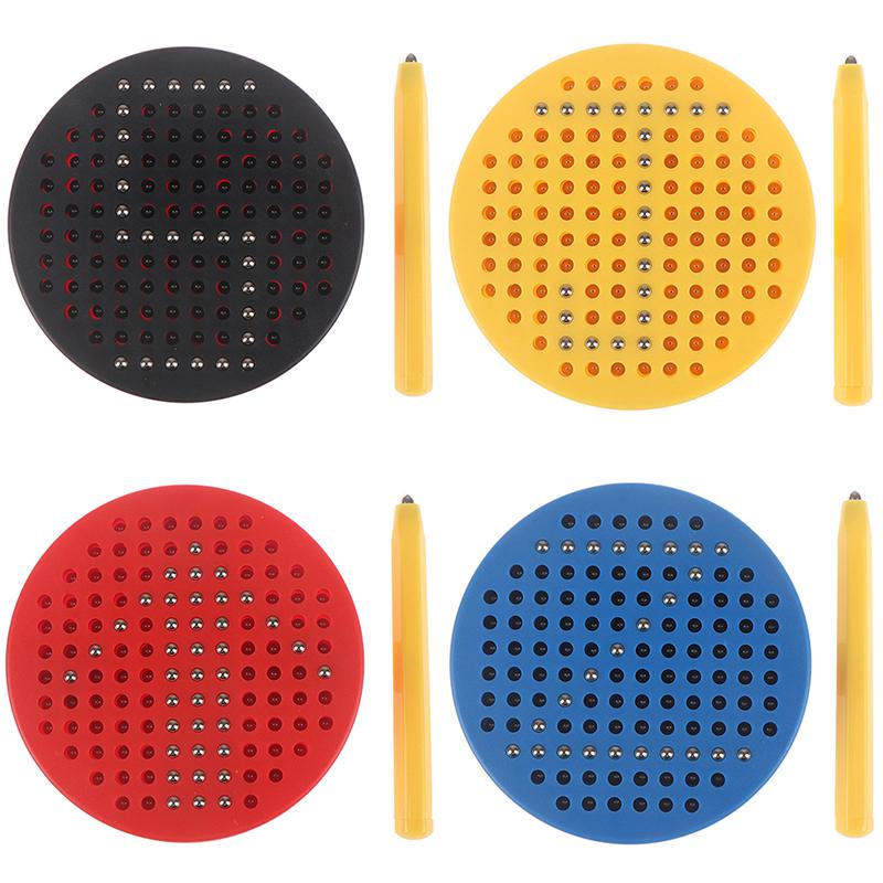 Buy Magnetic Tablet Magnet Pad Drawing Board Steel Bead Stylus Pen ...