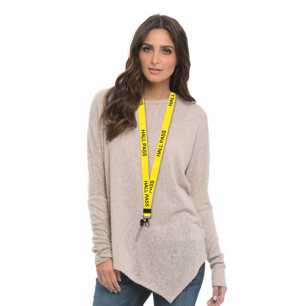 Buy 5 PCS Polyester Soft Lanyard for Keys ID Badge Holder Neck Lanyards ...