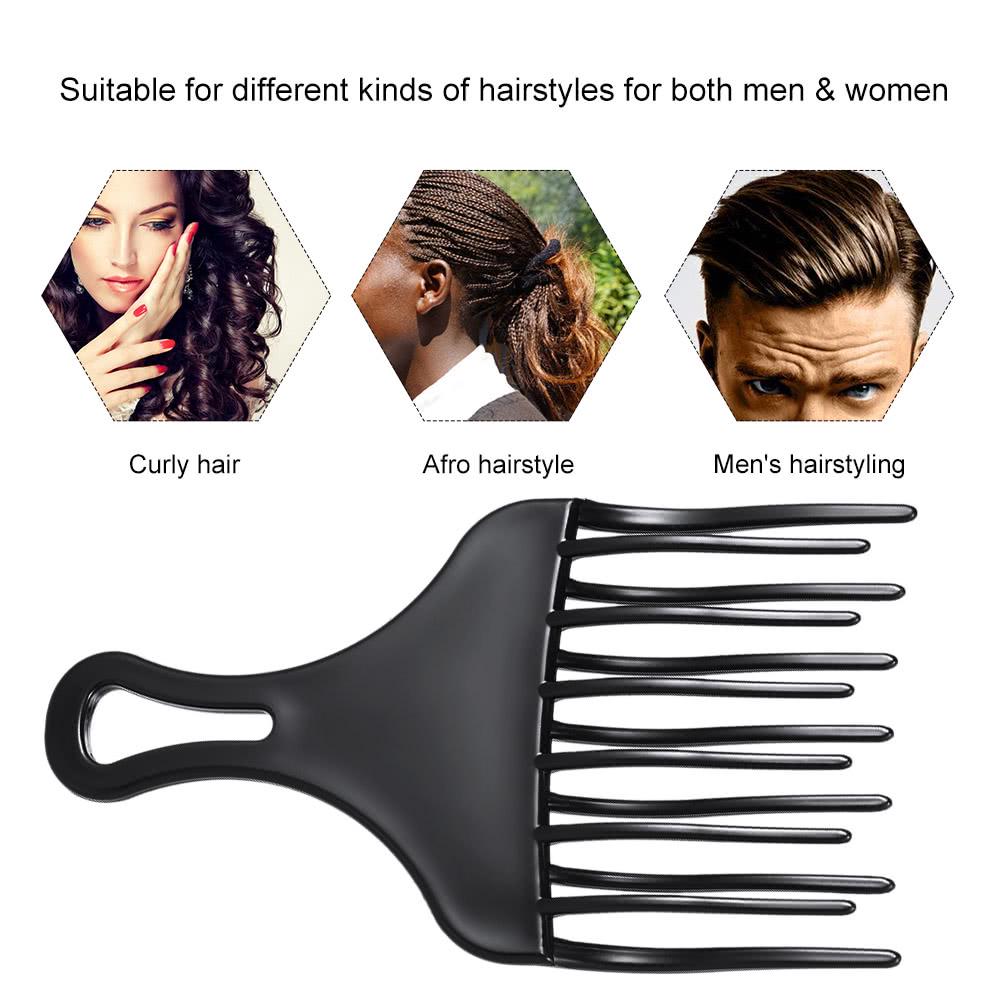 Buy 1Pc Hair Comb Insert Afro Hair Pick Comb Hair Fork Comb Plastic ...