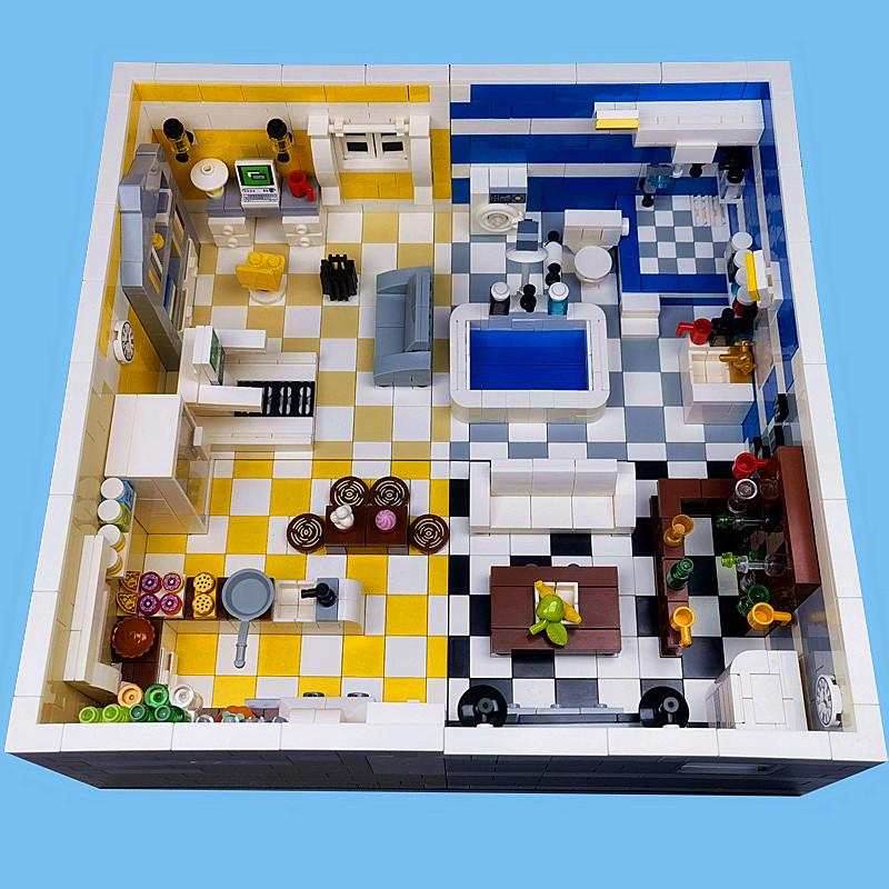 Satın alın Moc Friends House Building Blocks Bricks Diy Toys For ...