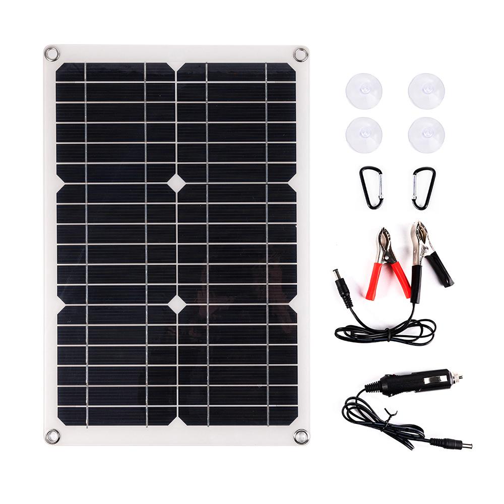 20W 18V Semi-flexible Solar Panel Mobile Phone Car Battery Single ...