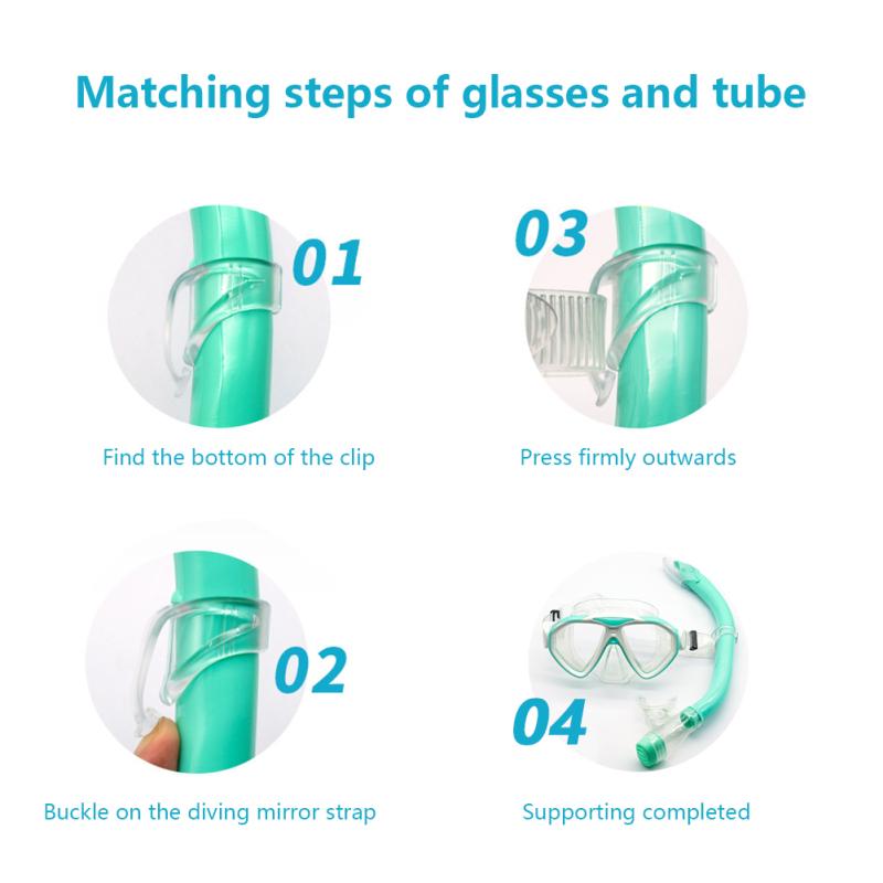 Cheap Semi-dry Snorkeling Set For Teenagers Leak-proof Anti-collision ...
