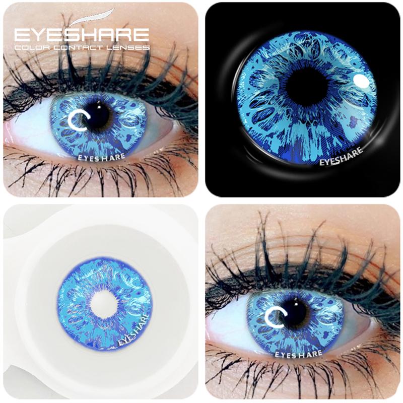 Eyeshare Цветные контактные линзы для глаз 2 шт. Аниме Косплей Цветные ...