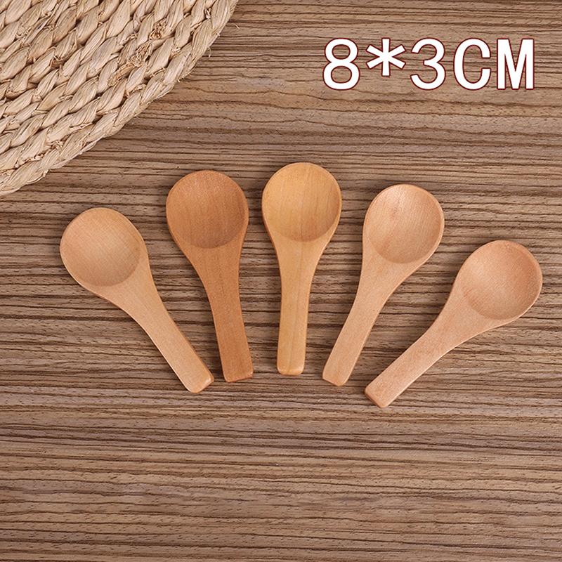 Buy 8Cm Manual Small Wooden Spoon Powder Wooden Spoon Milk Powder Spoon ...