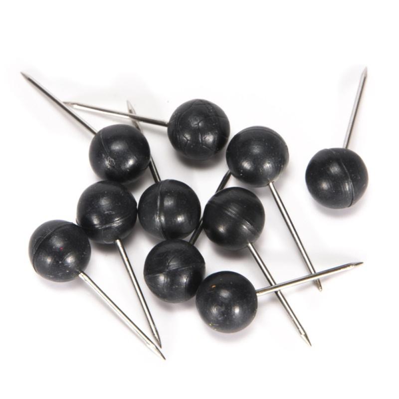 10pcs/set Foam Spool Round Coil Foam Pins Fishing Line Winder Rig Box ...