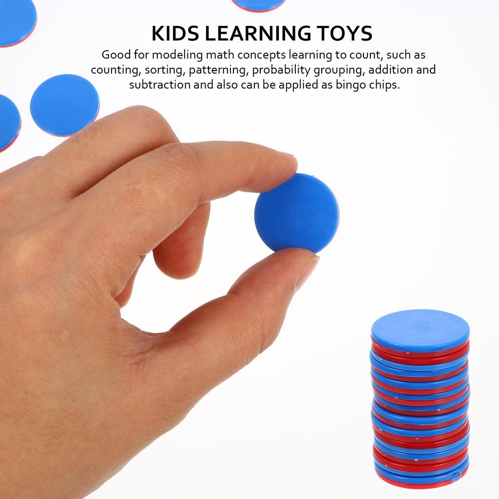 Buy 50pcs 25mm Bingo Chip Learning Counters Disks Counting Discs ...