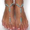 1PC Jewelry anklet pondes women's beach barefoot sandal foot beads ...