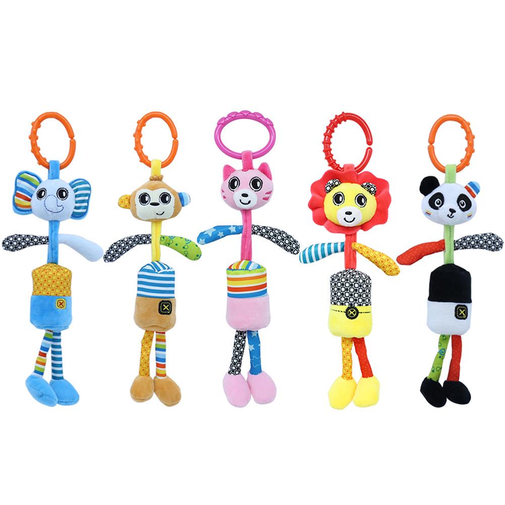 Buy Cartoon Animal Baby Rattle Toys Infant Bed Stroller Crib Hanging ...