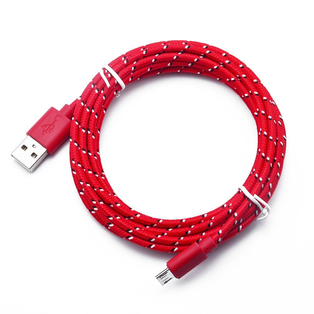 💰Kaufe 2.0 Ein Nylon Micro USB Kabel Schnellladedraht für Samsung ...