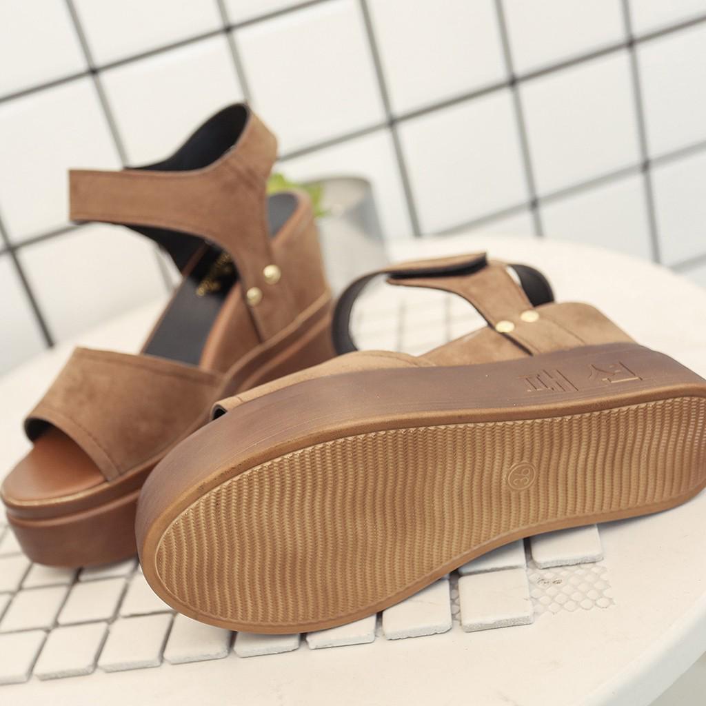 Buy Summer Women Fashion With Platforms Thick Peep Toe Hoop&Loop ...