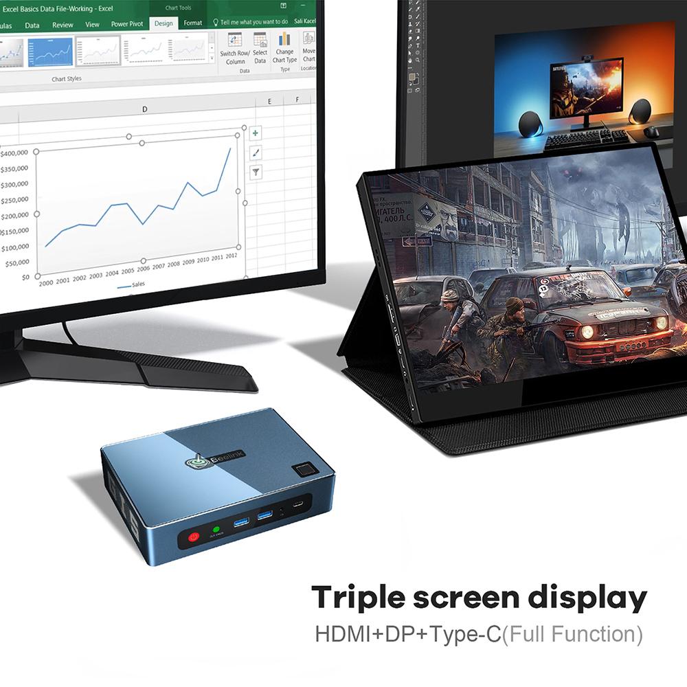 Buy Beelink GTI 11 16GB DDR4 RAM 500GB Windows 10 Mini PC bluetooth 5.0 ...