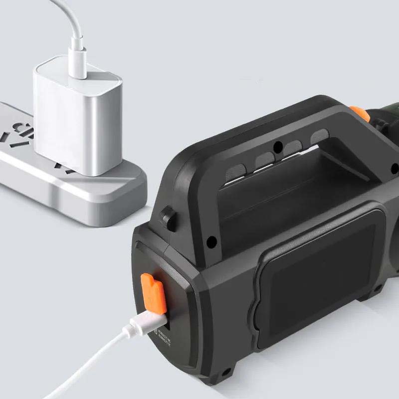 Buy Flashlight Strong Light Rechargeable Outdoor Bright Long Range ...
