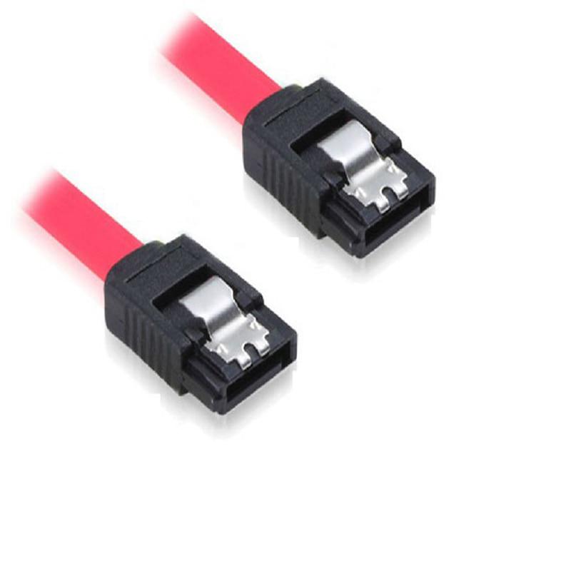 Data HDD Hard Drive Disk Signal Cables Yellow Red Straight High Speed ...