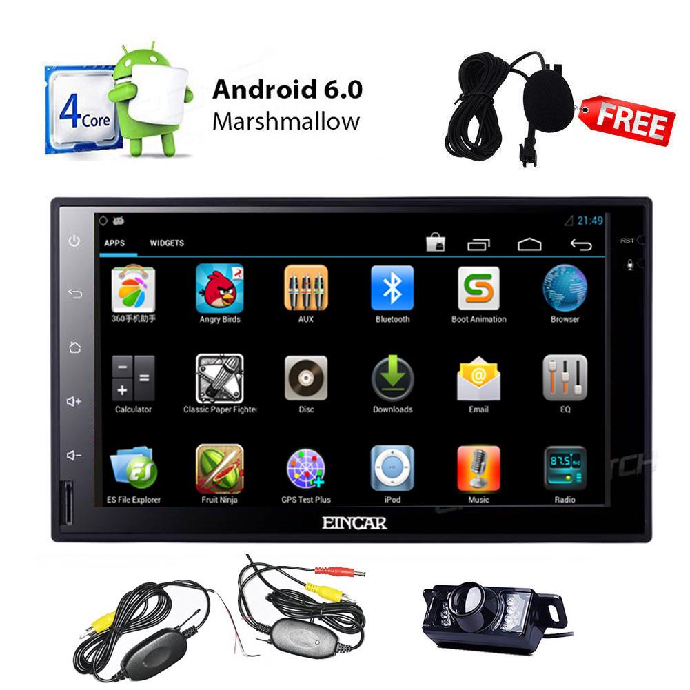 Android 6.0 QUAD-Core Car Stereo with GPS 7in. Capacitive Touch Screen ...