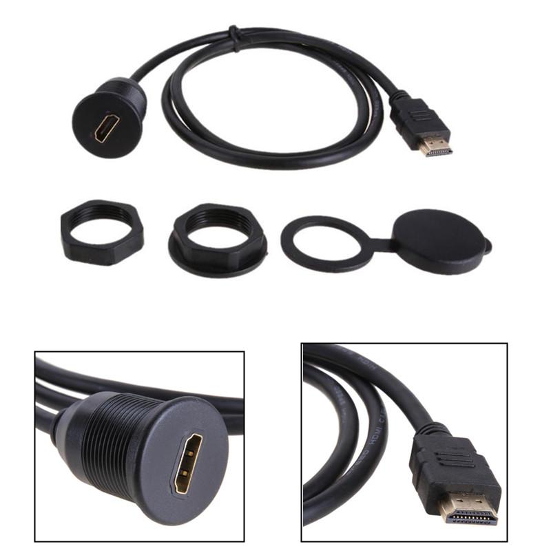 Buy 1/2m Boat LCD Monitor Embedded Installation Male Busbar Dashboard ...