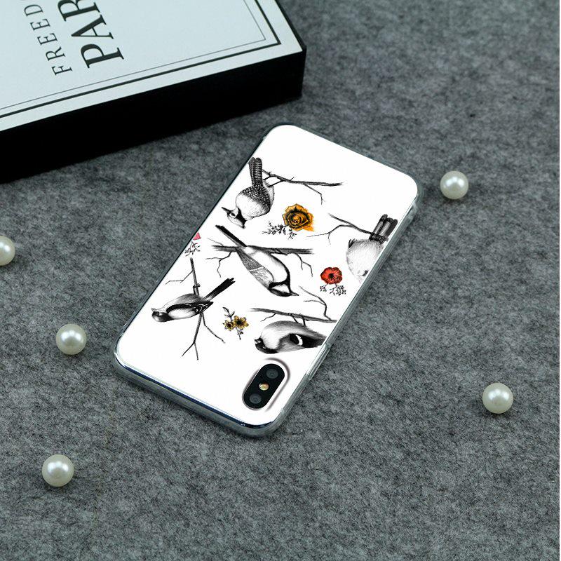 Buy Cute Bird Phone Case For Iphone Xs/xr/plus/7/6/5 TPU Soft Back ...