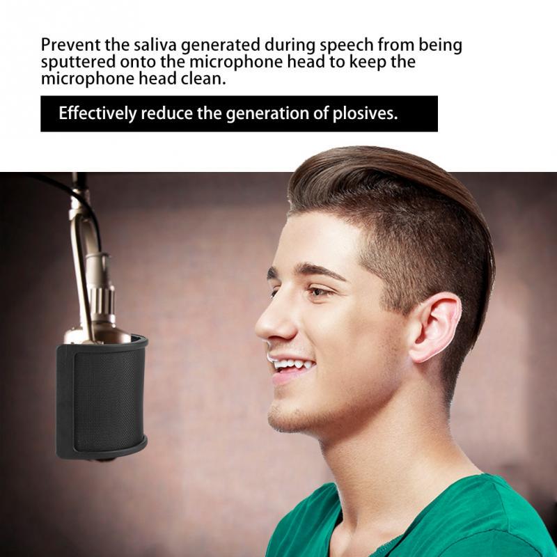 Buy Small Multi-layer U-shaped Microphone Recording Studio Pop Shield ...