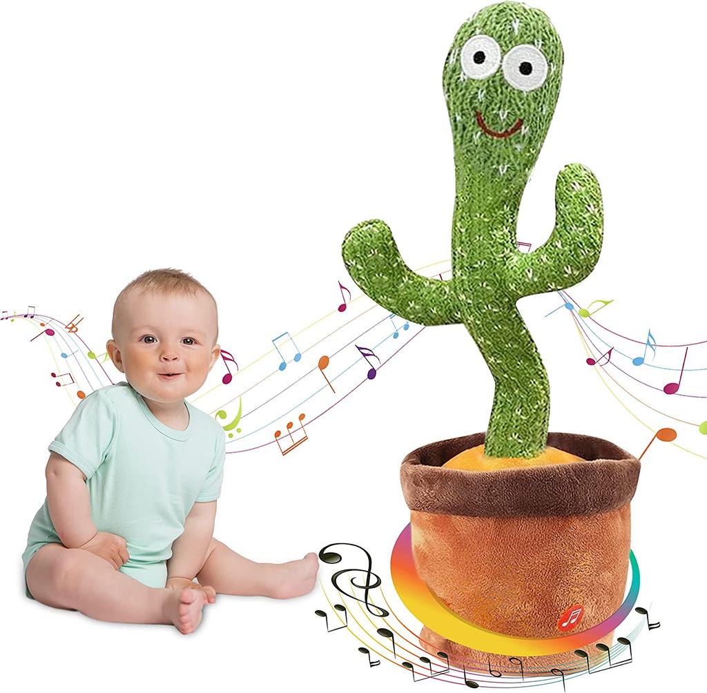 Cheap Singing Dancing Cactus Toy Repeat What You Say, Talking Cactus ...