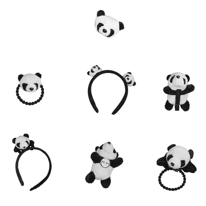 Buy Panda Headband Headwear Hair Clip Cute Pins Brooch Headdress ...