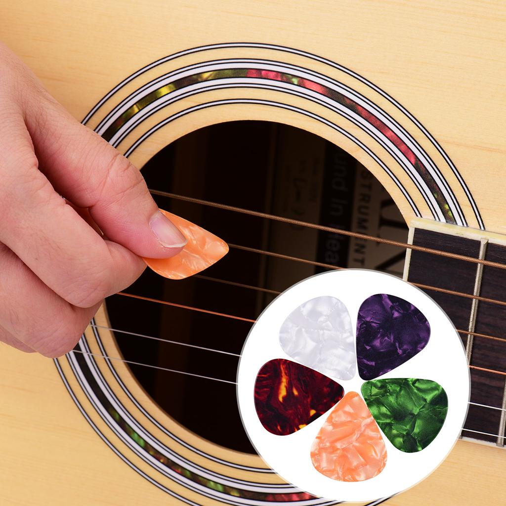 Gitar Fretboard Çıkartmalar Renkli Fingerboard Sticker Not Çıkartma 6 ...