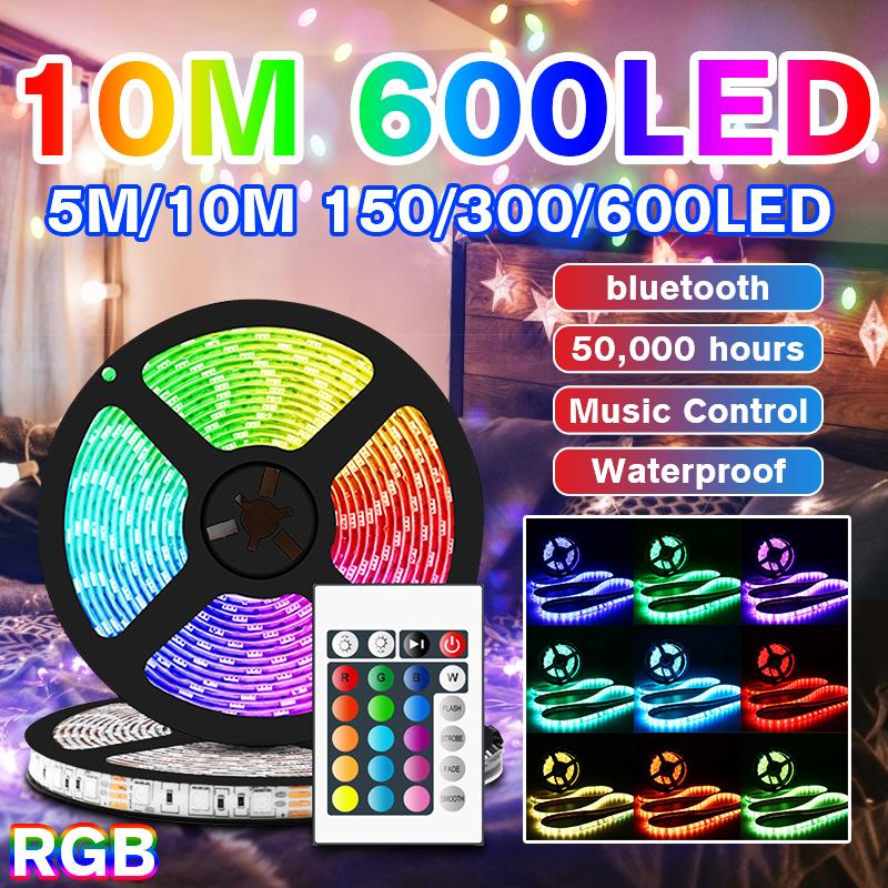 Buy LED Strip Light RGB 5050 SMD 2835 Flexible Ribbon fita led light ...