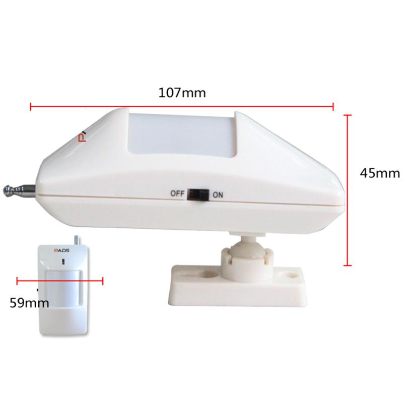 2262/315MHz Wireless Passive Infrared Detector PIR Motion Sensor Home ...