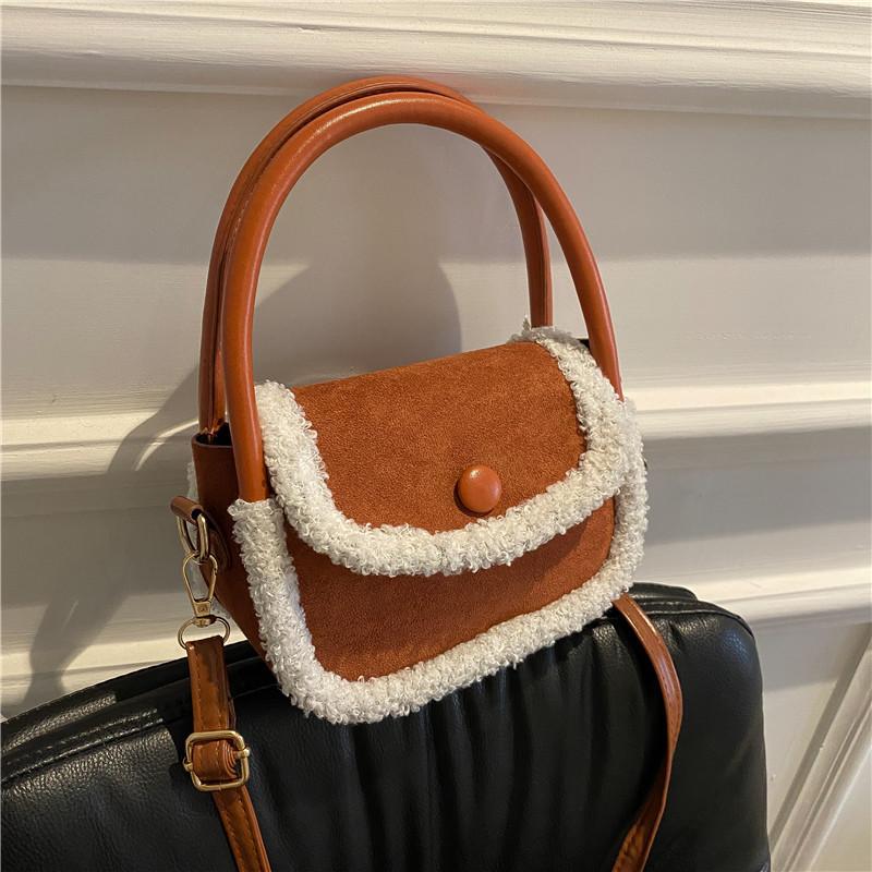 Cheap Autumn and Winter Furry Bag Female 2021 New Trendy Fashion Korean ...