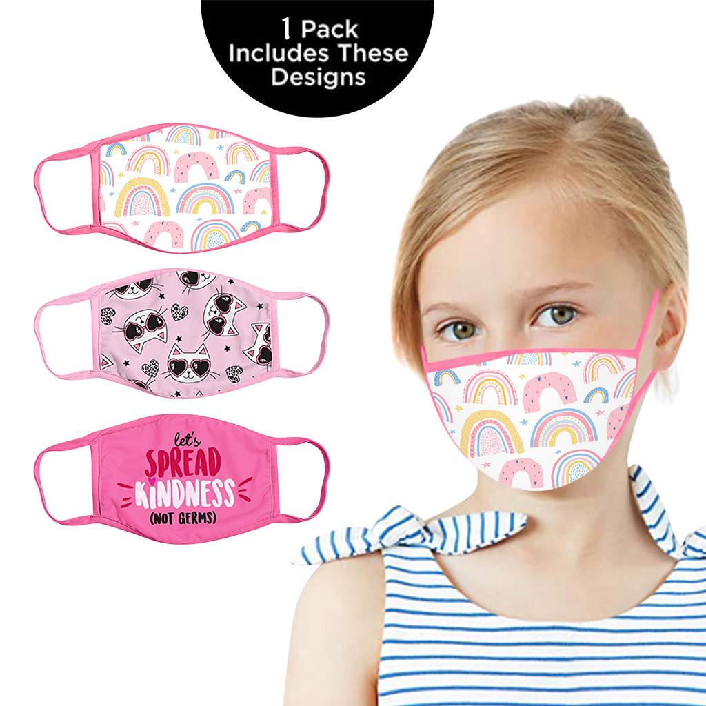 Buy [JYH] 1PC Kids Printed Masks Washable And Reusable Masks at ...