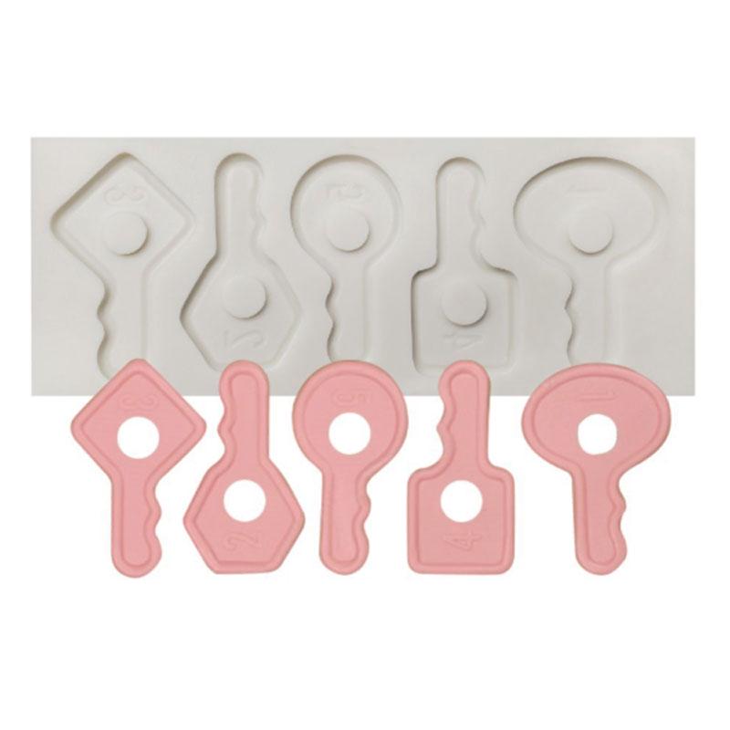 Keys Silicone Mold Fondant Mould Cake Decor Tool Chocolate Gumpaste ...
