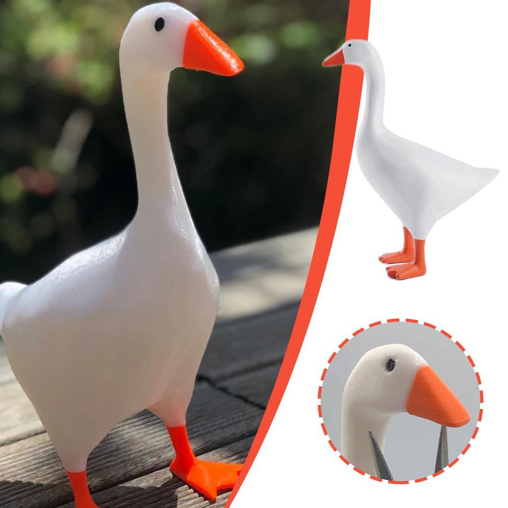 Satın alın Big White Goose Shape Keychain Creative Home Storage ...