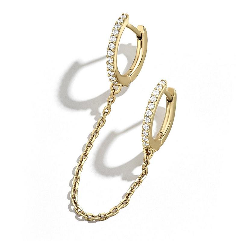 Buy 1 Pcs Fashion Circle Ear Cuff Retractable Earrings for Women Men ...