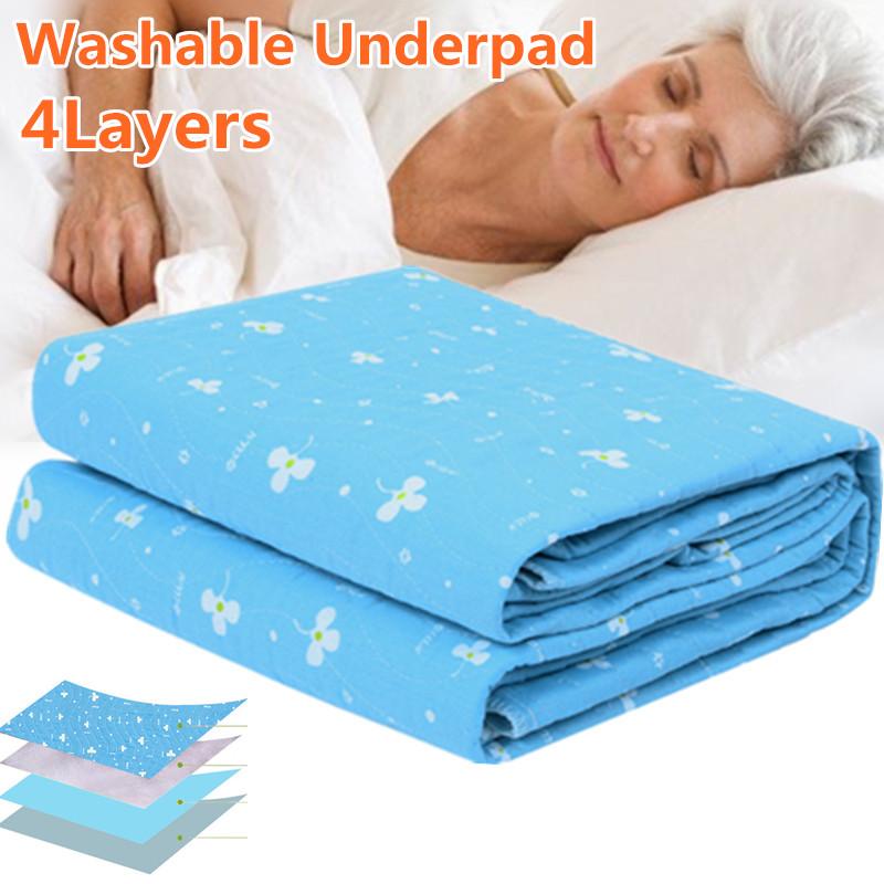 Buy 3-layer Reusable Underpad Bedsheet Absorbent Mattress Protector ...