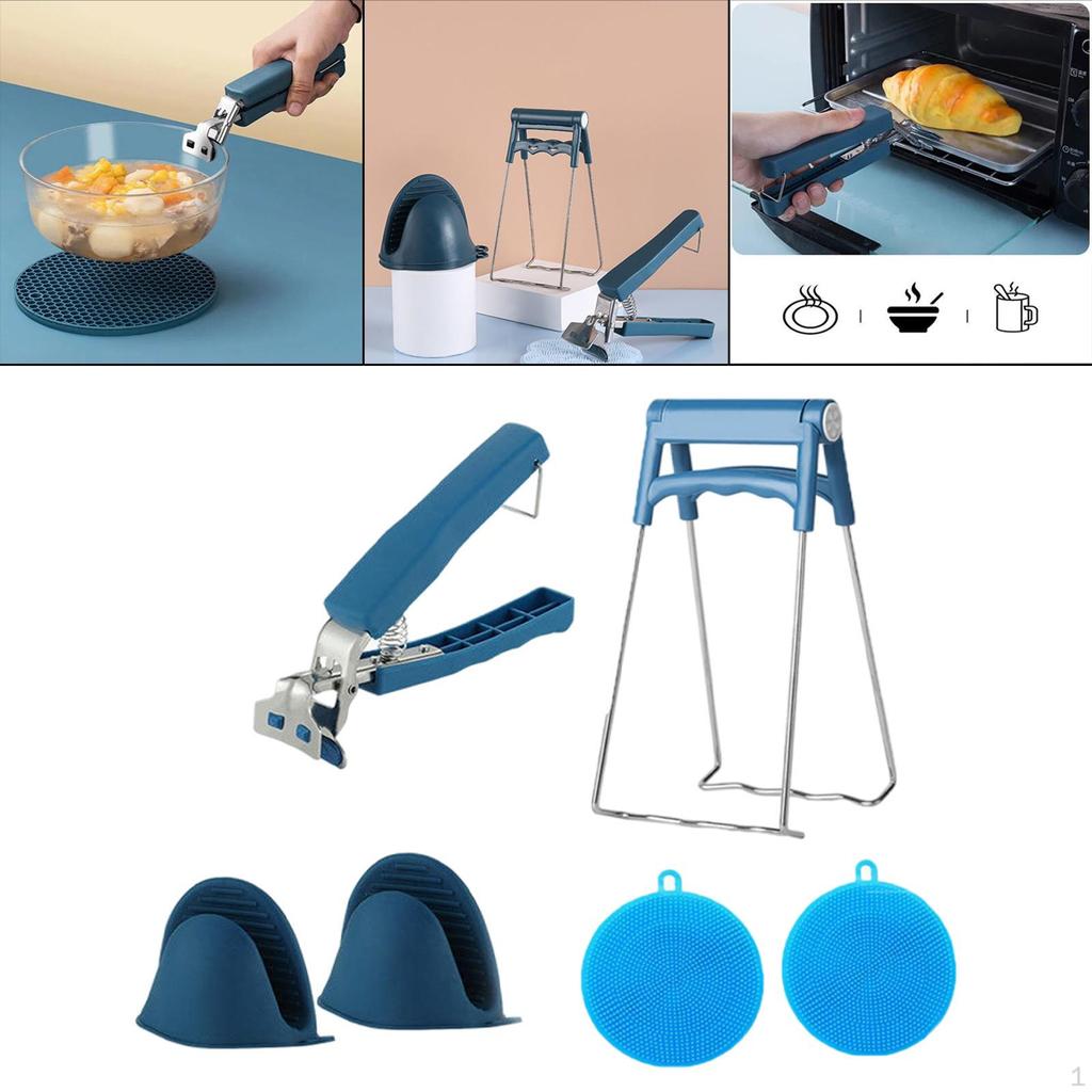 Buy Anti Scalding Bowl Dish, Plate Gripper Clips Tongs Clamp Holder for ...