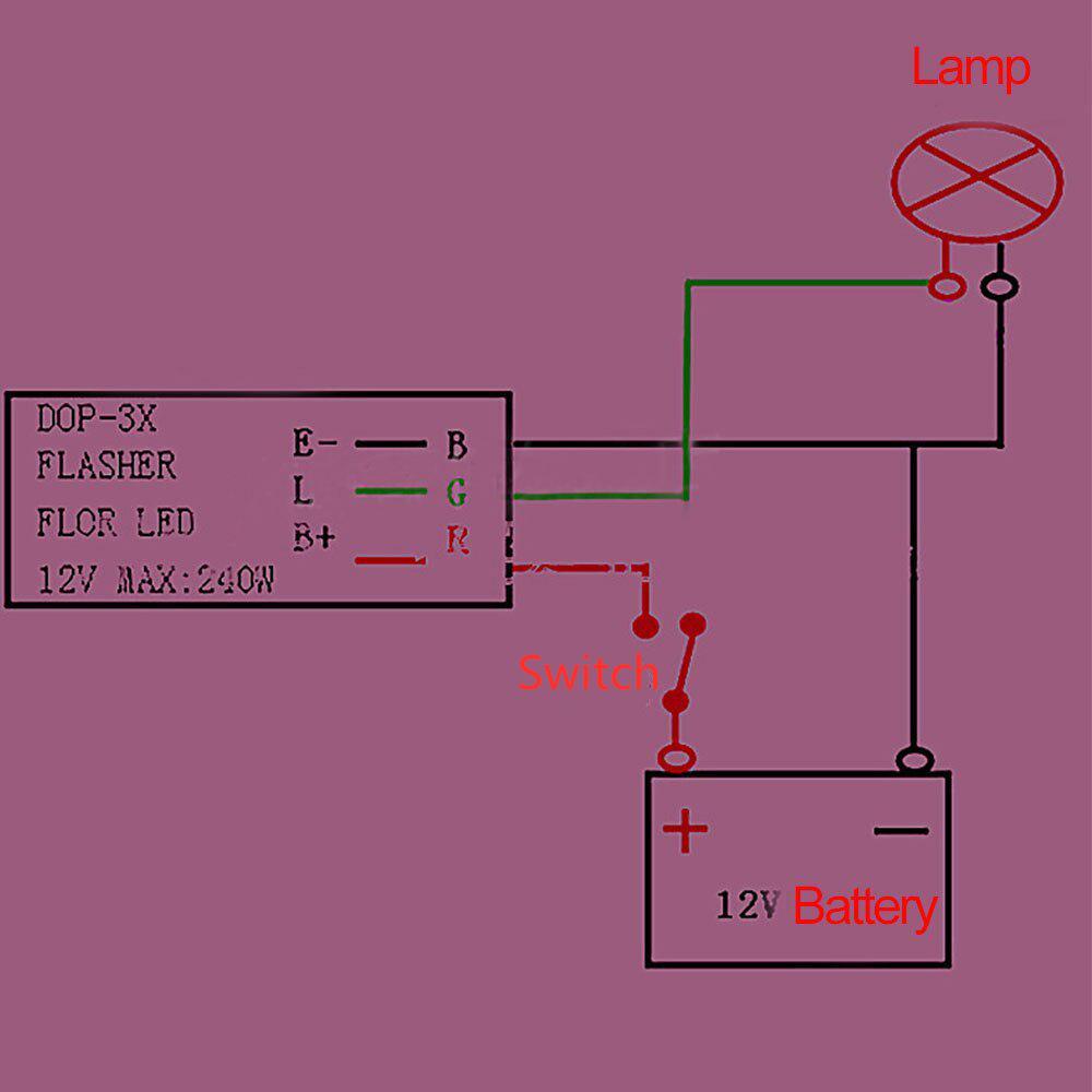 Buy 12V 240W DOP-3X Flasher Relay Turn Light Flasher for LED Car ...