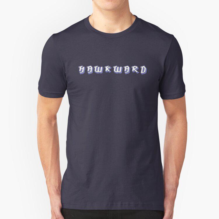 Buy Hawkward Awkward Meme Cotton Black Tees Summer Men T Shirts Male ...