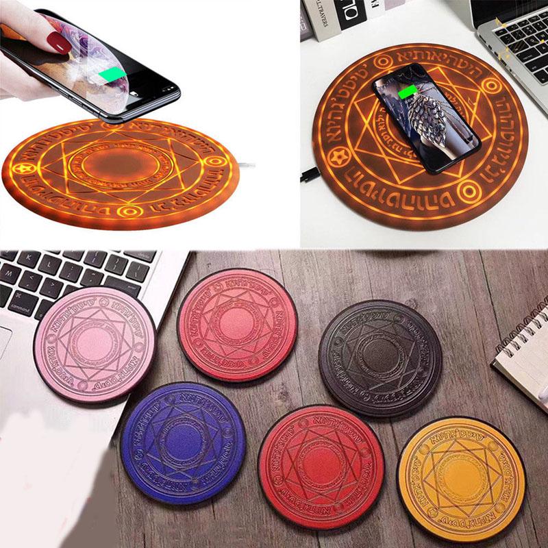 UK Glowing Magic Array Qi Wireless Fast Charger 5W 10W-buy at a low ...