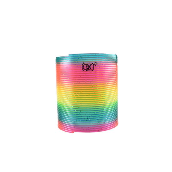 Magic Kids Toy Large Magic Plastic Slinky Rainbow Spring Colorful Funny ...