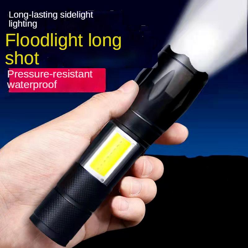 Buy Strong Light Flashlight Gift Magnetic Flashlight Led Telescopic ...